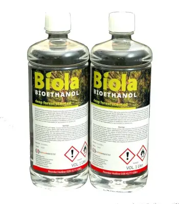 Biola Deep Forest Fragrance Bioethanol Fuel – 12?L Scented Fireplace Fuel