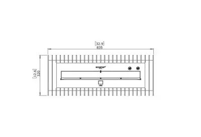 Ecosmart Scope 700 Grate Insert Fire